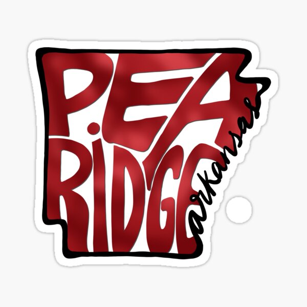 "Pea Ridge Arkansas State" Sticker for Sale by molliehendrick | Redbubble
