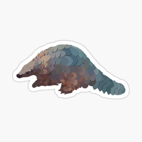 "Pangolin " Sticker for Sale by Brynn-Hansen | Redbubble