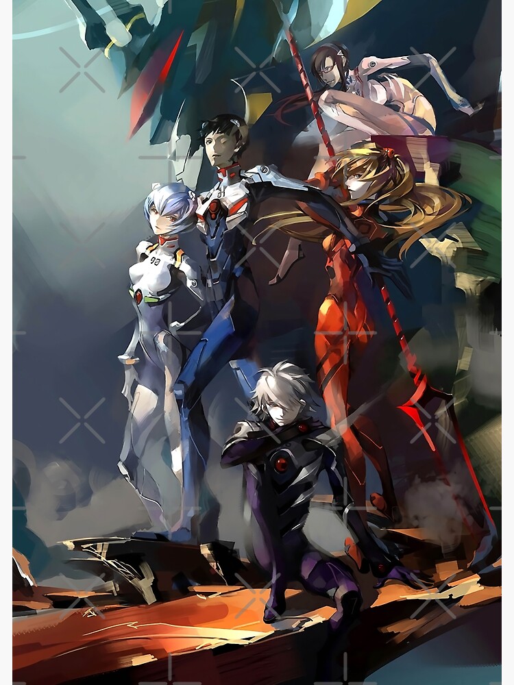 "Rei Ayanami Neon Genesis Evangelion Anime Waifu" Art Print for Sale by ...