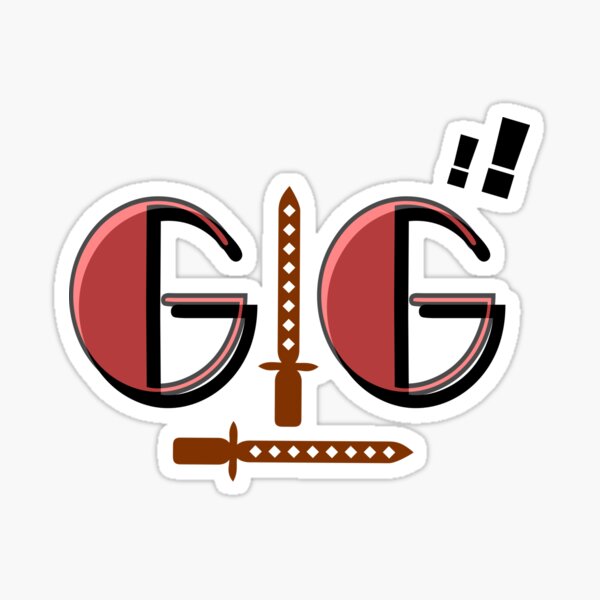 "GG (Good Game)" Sticker for Sale by abrarjamil | Redbubble