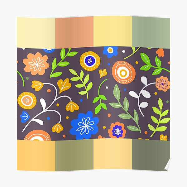 "Fun Aesthetic Color Block Stylish Checker | Earth Tone Kawaii Cute ...