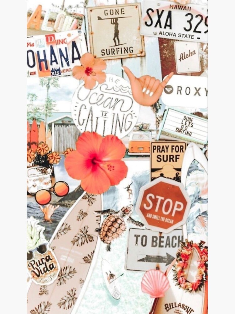 "Beach aesthetic" Sticker for Sale by batchualaune | Redbubble