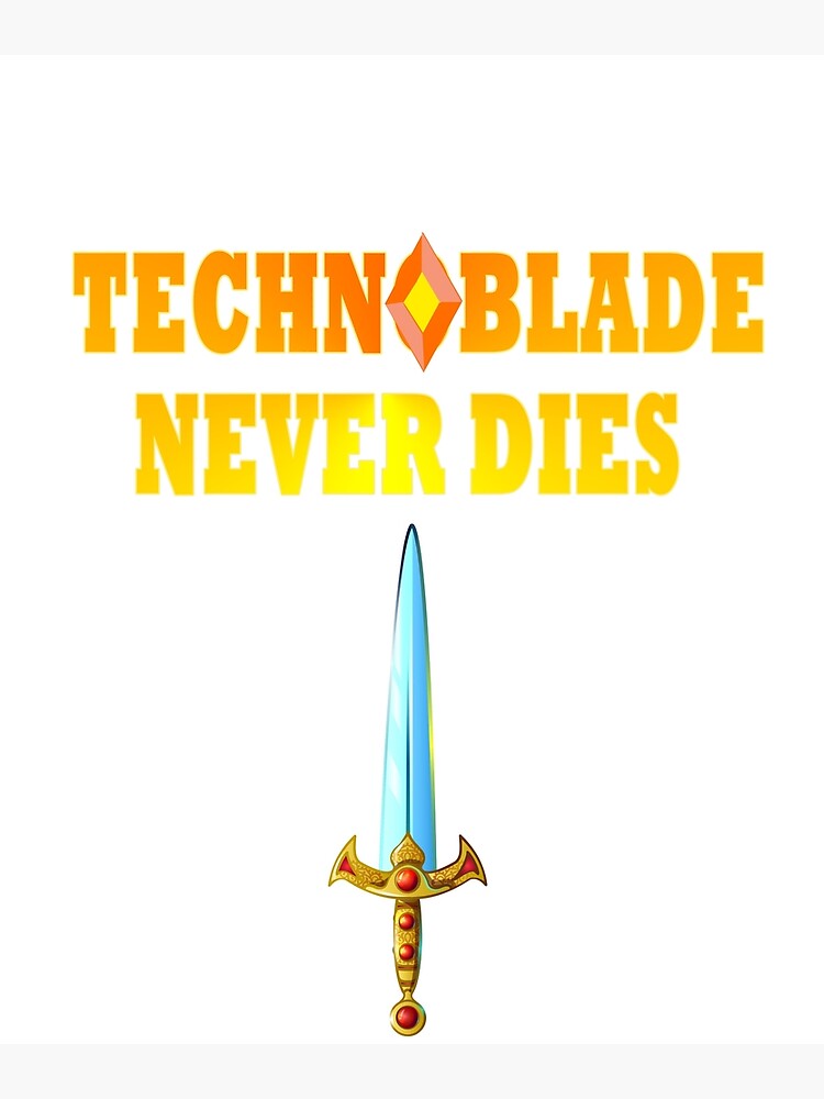 Technoblade never die Premium Matte Vertical Poster sold by Irshad ...