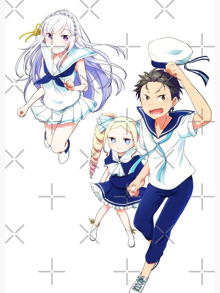 "Natsuki Subaru Re Zero Painting Art" Sticker for Sale by tamikabee ...