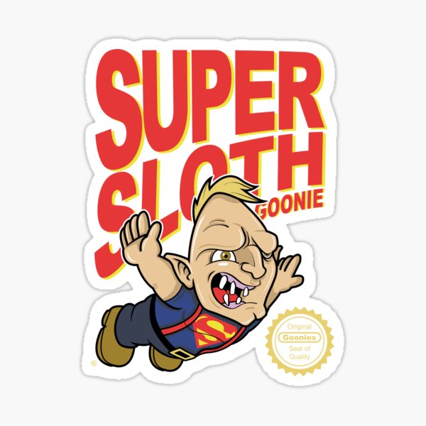 "SUPER SLOTH" Sticker for Sale by nando-ss | Redbubble