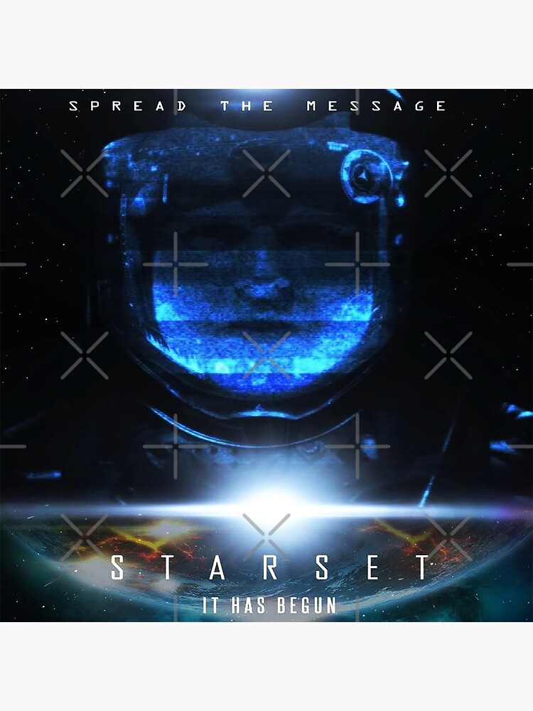 "starset logos posters sticker tour shop trending band" Poster for Sale ...