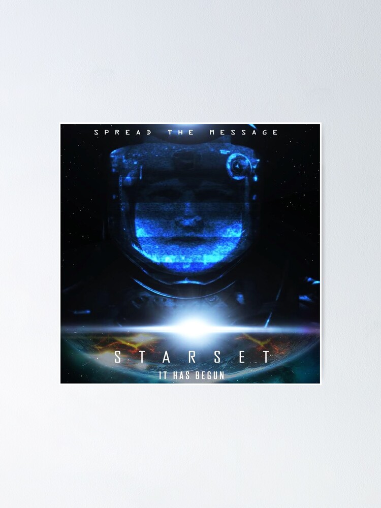 "starset logos posters sticker tour shop trending band" Poster for Sale ...