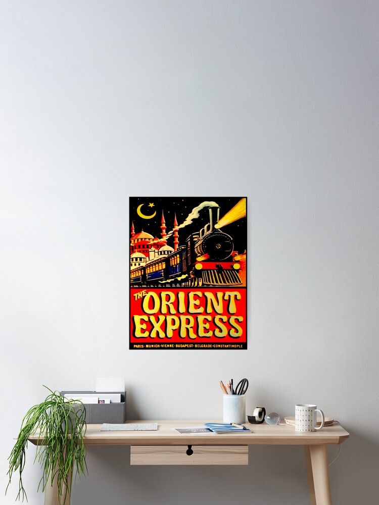 " ORIENT EXPRESS: Vintage 1936 Passenger Train Advertising Print ...