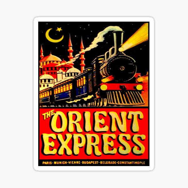 " ORIENT EXPRESS: Vintage 1936 Passenger Train Advertising Print ...