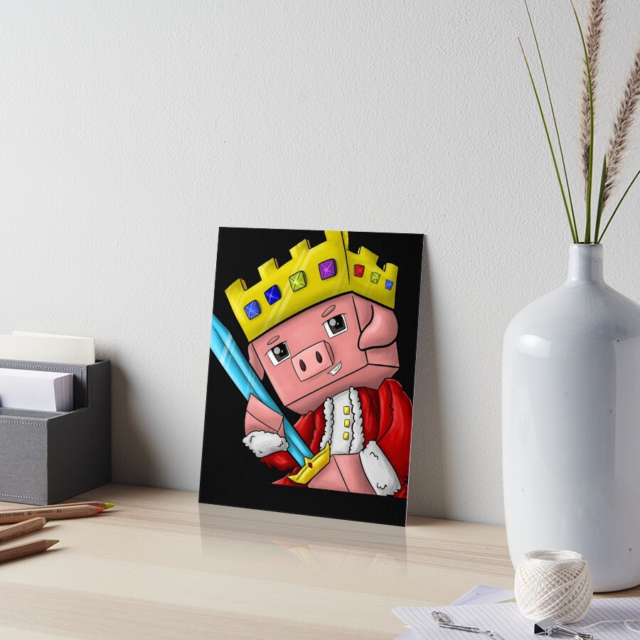 "Technoblade Merch Technoblade Logo Gifts For Fans" Art Board Print for ...