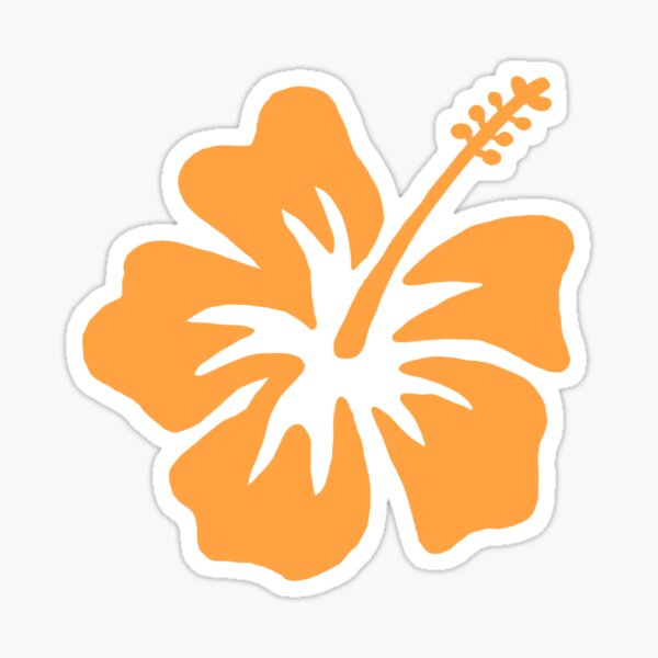 "Coconut Girl Hibiscus Sticker " Sticker for Sale by ursiepercy | Redbubble