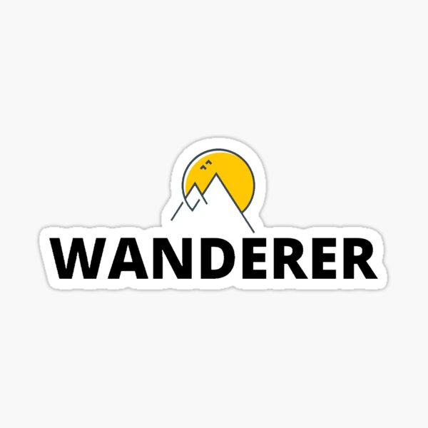 "Wanderer " Sticker for Sale by PCpallavi | Redbubble