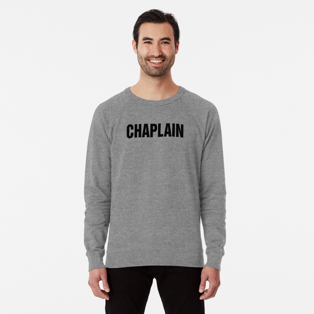 "CHAPLAIN" Sticker for Sale by rfaubel | Redbubble