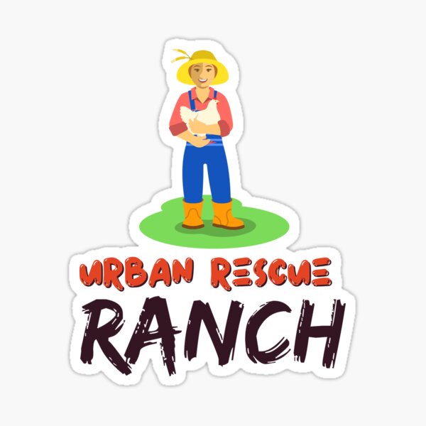 "Urban Rescue Ranch" Sticker for Sale by PerfectBlend | Redbubble