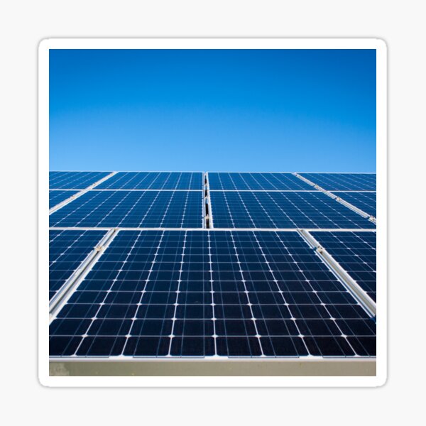 "Photovoltaic Cell Solar Panels" Sticker for Sale by BlueCollarSquad ...