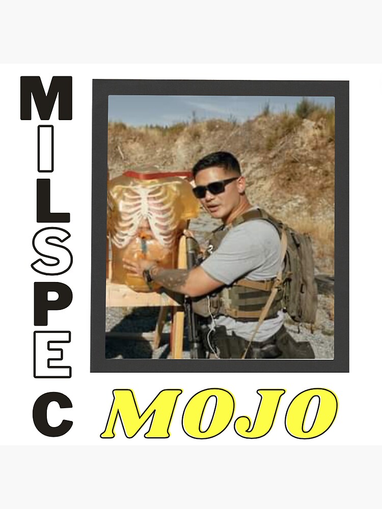 "Milspec Mojo" Sticker for Sale by Seiko-Designs | Redbubble