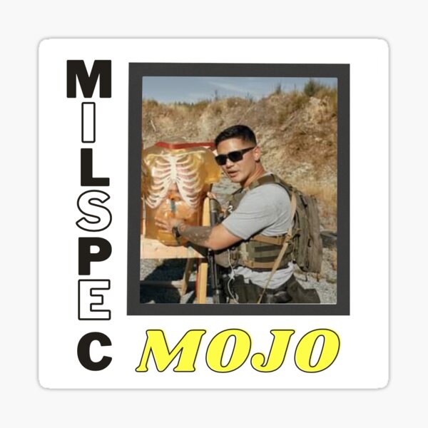 "Milspec Mojo" Sticker for Sale by Seiko-Designs | Redbubble