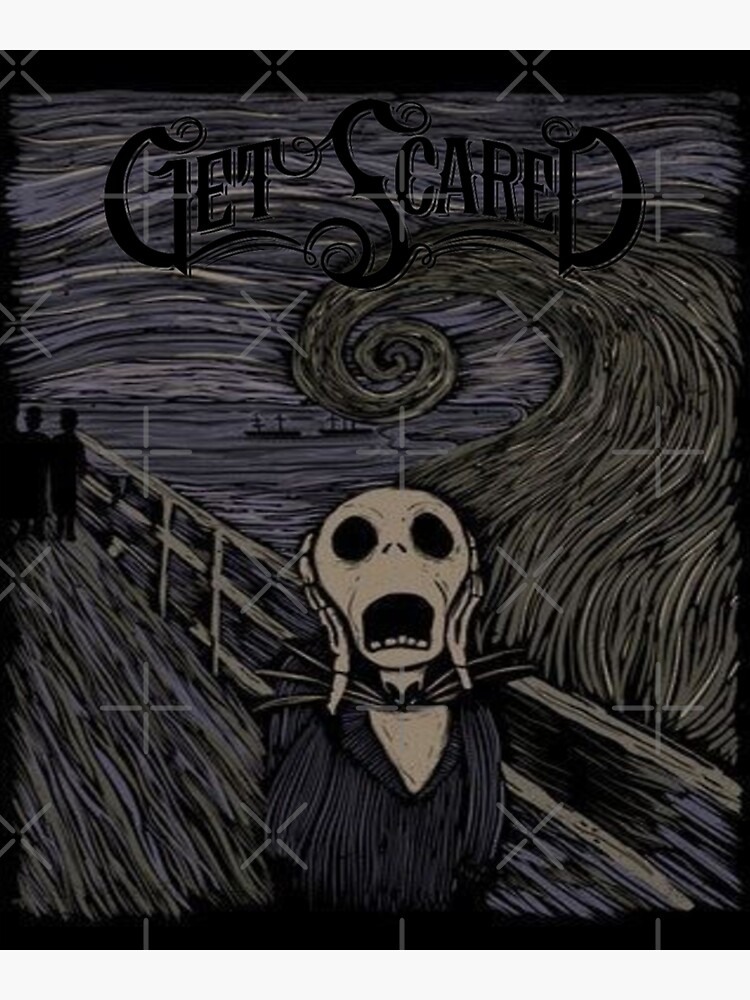 "Get scared band" Sticker for Sale by RockfanStore | Redbubble