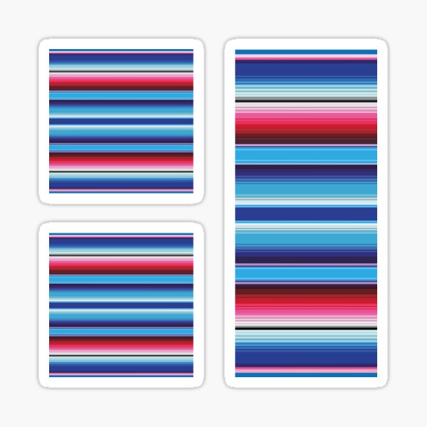 "Blue and red Serape Mexican serape blanket vibrant zerape saltillo ...
