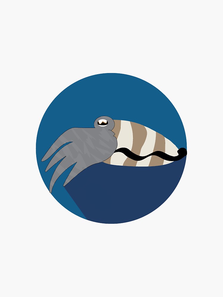"Cuttlefish" Sticker for Sale by SippinSafari | Redbubble