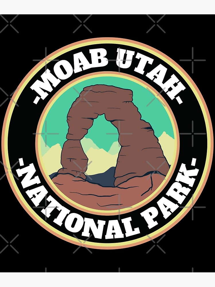 "Moab Utah Retro Vintage" Poster for Sale by besuryex3m | Redbubble
