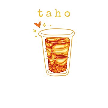 "Taho" Sticker for Sale by ThePinkProject | Redbubble