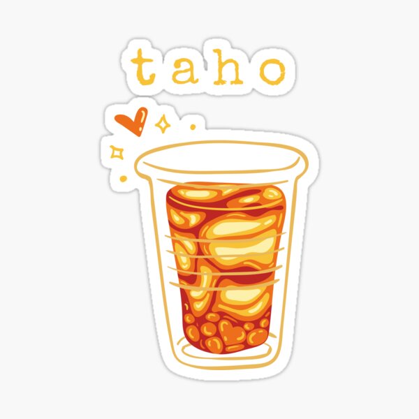 "Taho" Sticker for Sale by ThePinkProject | Redbubble