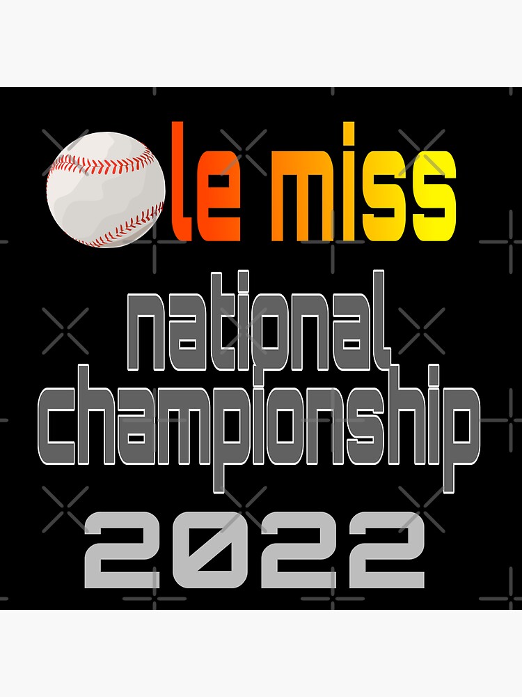 " ole miss national championship design" Sticker for Sale by Pearlaura ...