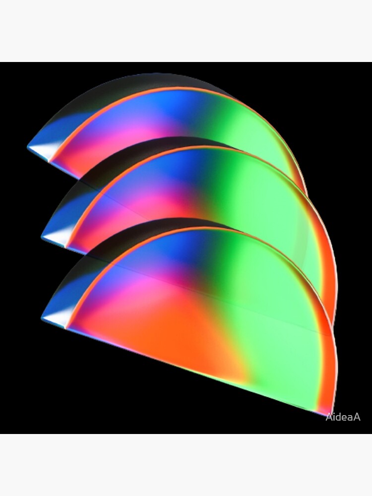 "Holographic 3D Objects" Poster for Sale by AideaA | Redbubble