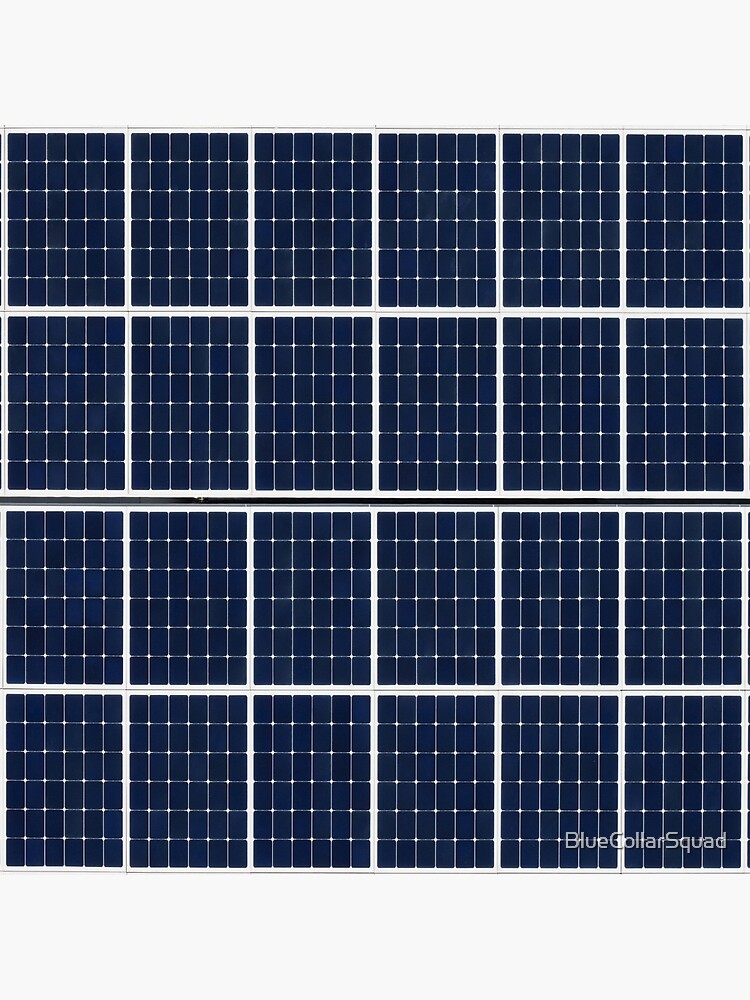 Photovoltaic Cell Solar Panels Grid Pattern Premium Matte Vertical ...