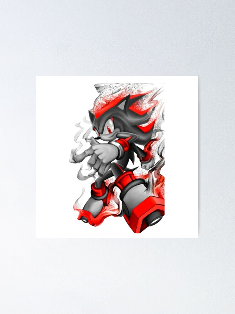 "Shadow the hedgehog " Poster for Sale by Shopclubdesign | Redbubble