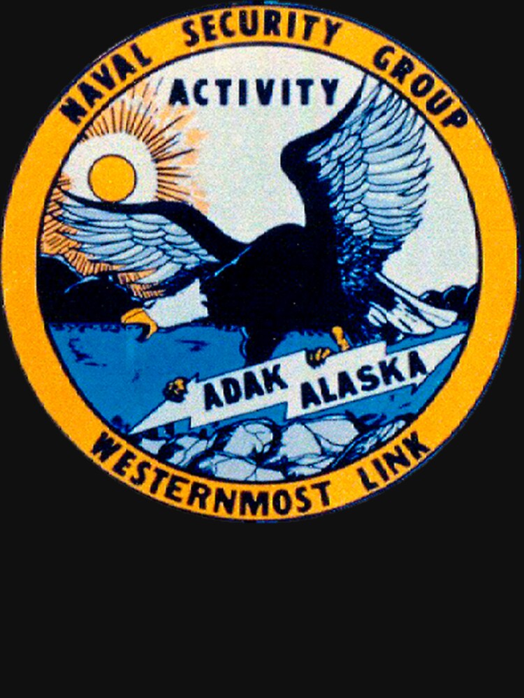 "NAVAL SECURITY GROUP ACTIVITY, ADAK, ALASKA" Essential T-Shirt for ...