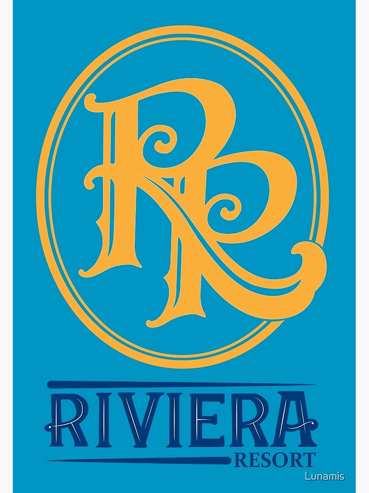 "Riviera Resort Logo" Poster for Sale by Lunamis | Redbubble