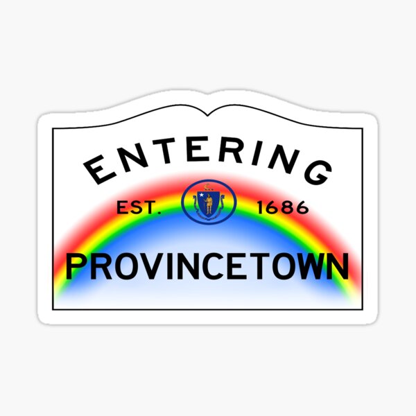 "Entering Provincetown Road Sign - Provincetown, Massachusetts w ...