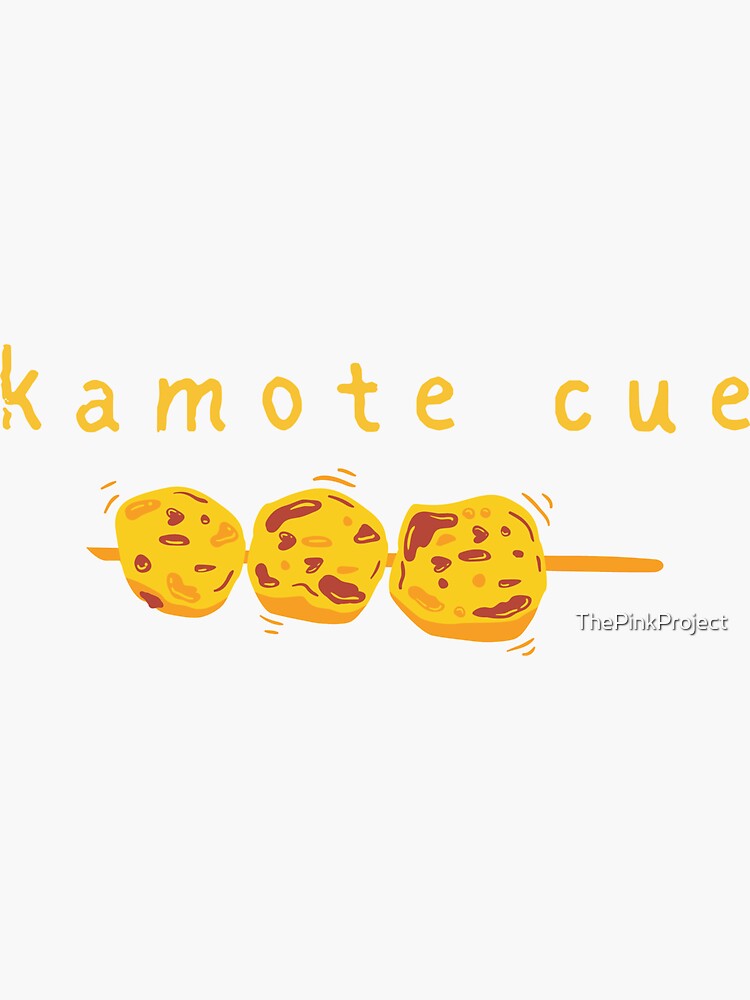 "Kamote Cue" Sticker for Sale by ThePinkProject | Redbubble