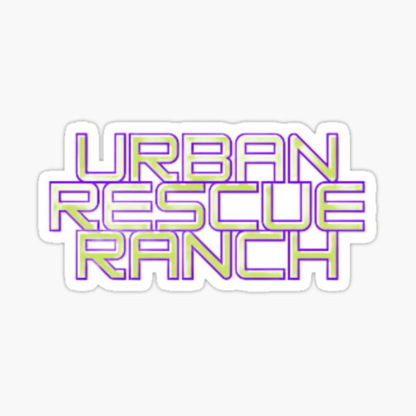 "urban rescue ranch" Sticker for Sale by Gihan769 | Redbubble