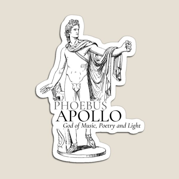 "Apollo God of Music, Poetry and Light" Magnet for Sale by AmphoraGhost ...