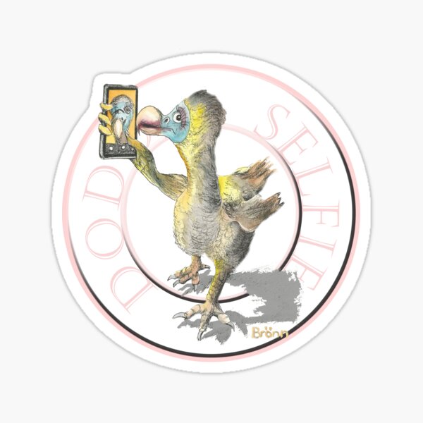 "Dodo Selfie" Sticker for Sale by DodoGallery | Redbubble