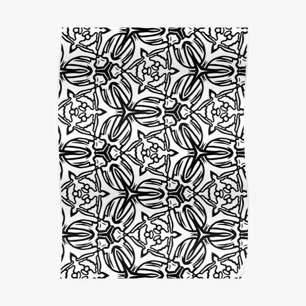 "Biohazard Geometric Triangle Shapes " Poster for Sale by missjfoxx ...