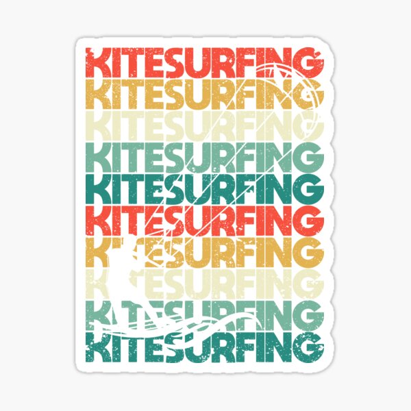"Kitesurfing Kiteboarding Kitesurfing" Sticker for Sale by Yanyo ...
