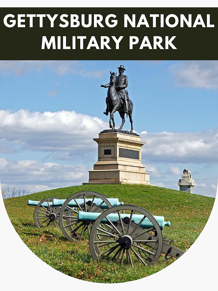 "Gettysburg National Military Park" Sticker for Sale by AdventurePlains ...