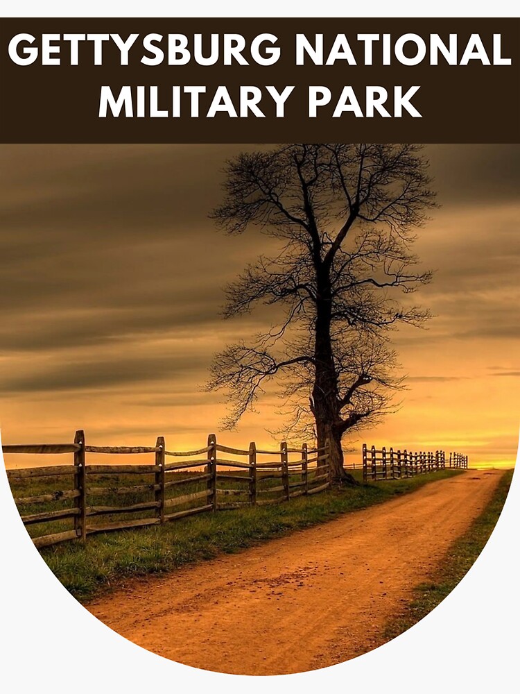 "Gettysburg National Military Park farm lane" Sticker for Sale by ...