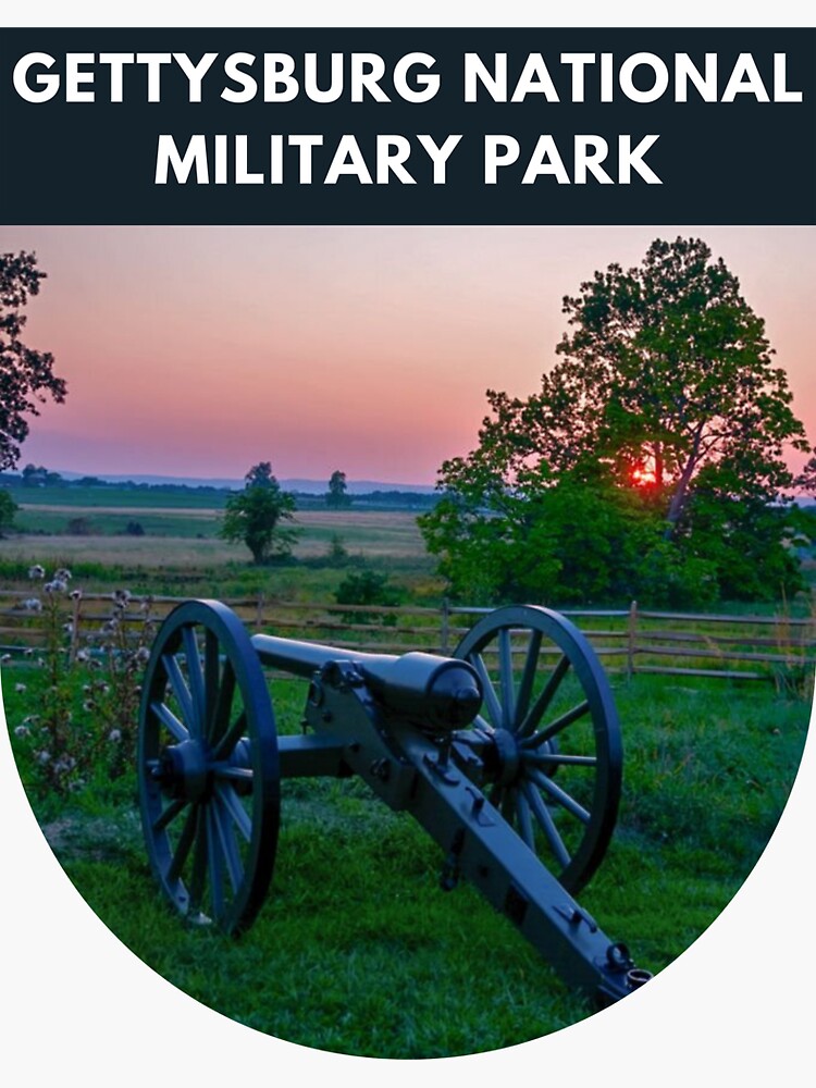 "Gettysburg National Military Park - Pennsylvania" Sticker for Sale by ...