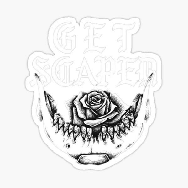 "Get scared band" Sticker for Sale by RockfanStore | Redbubble