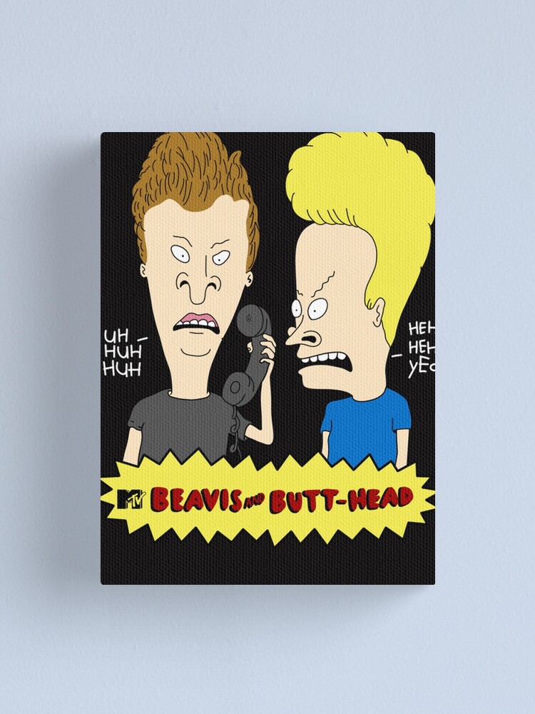 "Red Beavis And Butthead gif I am the Great Cornholio" Canvas Print for ...