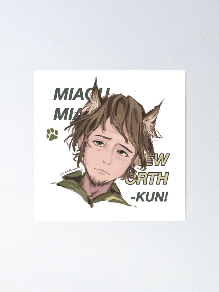 "SCP Dr. Asheworth (catboy)" Poster for Sale by LOVEMARGINAL | Redbubble