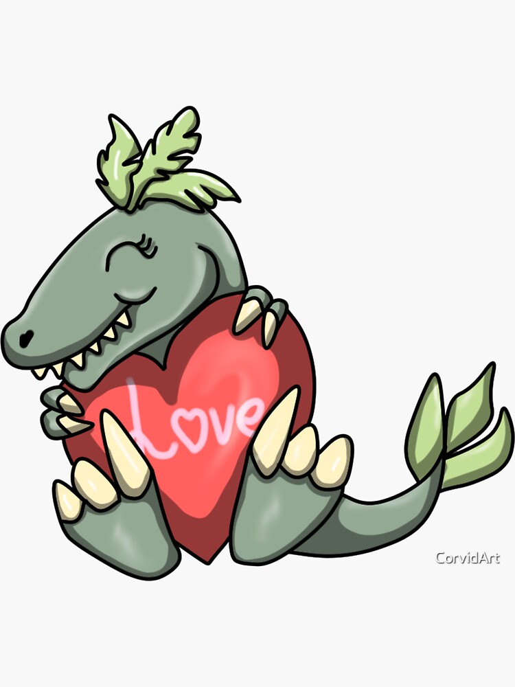 "Raptor love " Sticker for Sale by CorvidArt | Redbubble