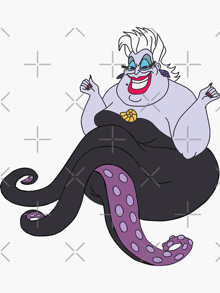 "Ursula" Sticker for Sale by FunkeyMonkey9 | Redbubble