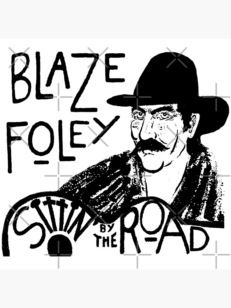 "Blaze Foley - Sittin By The Road" Poster for Sale by marina-mini ...