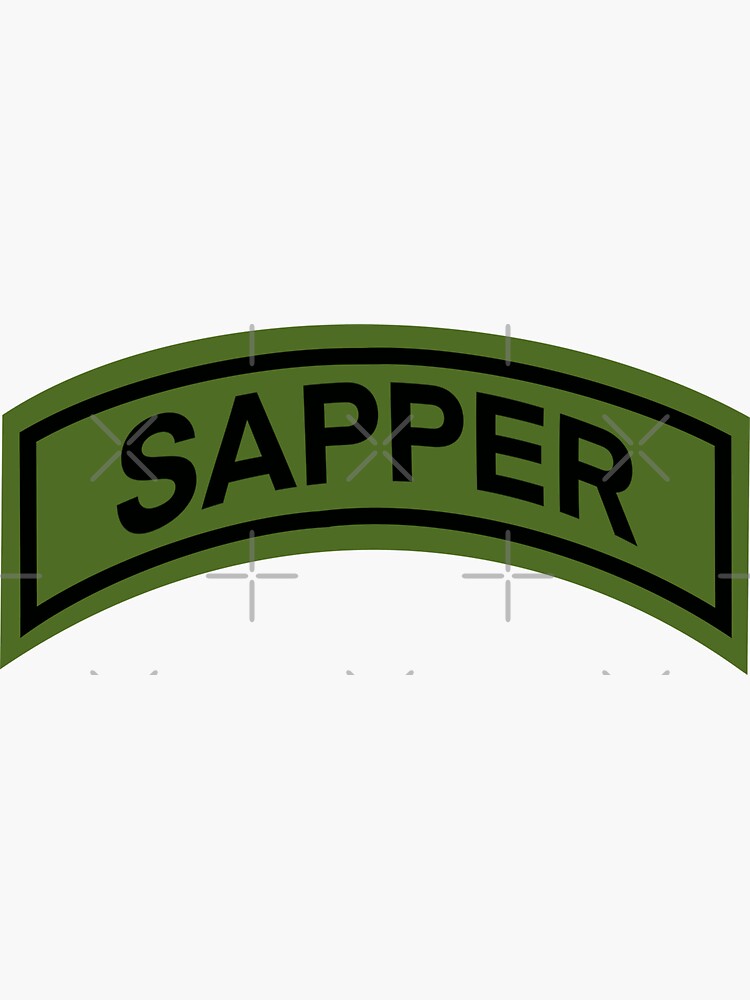 "Subdued Sapper Tab" Sticker for Sale by SoupSandwitch | Redbubble